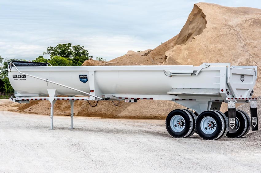 Brazos Pit Viper Half Round End Dump FACTORY DIRECT | Brazos Trailers